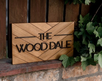 House Name Sign - Etsy