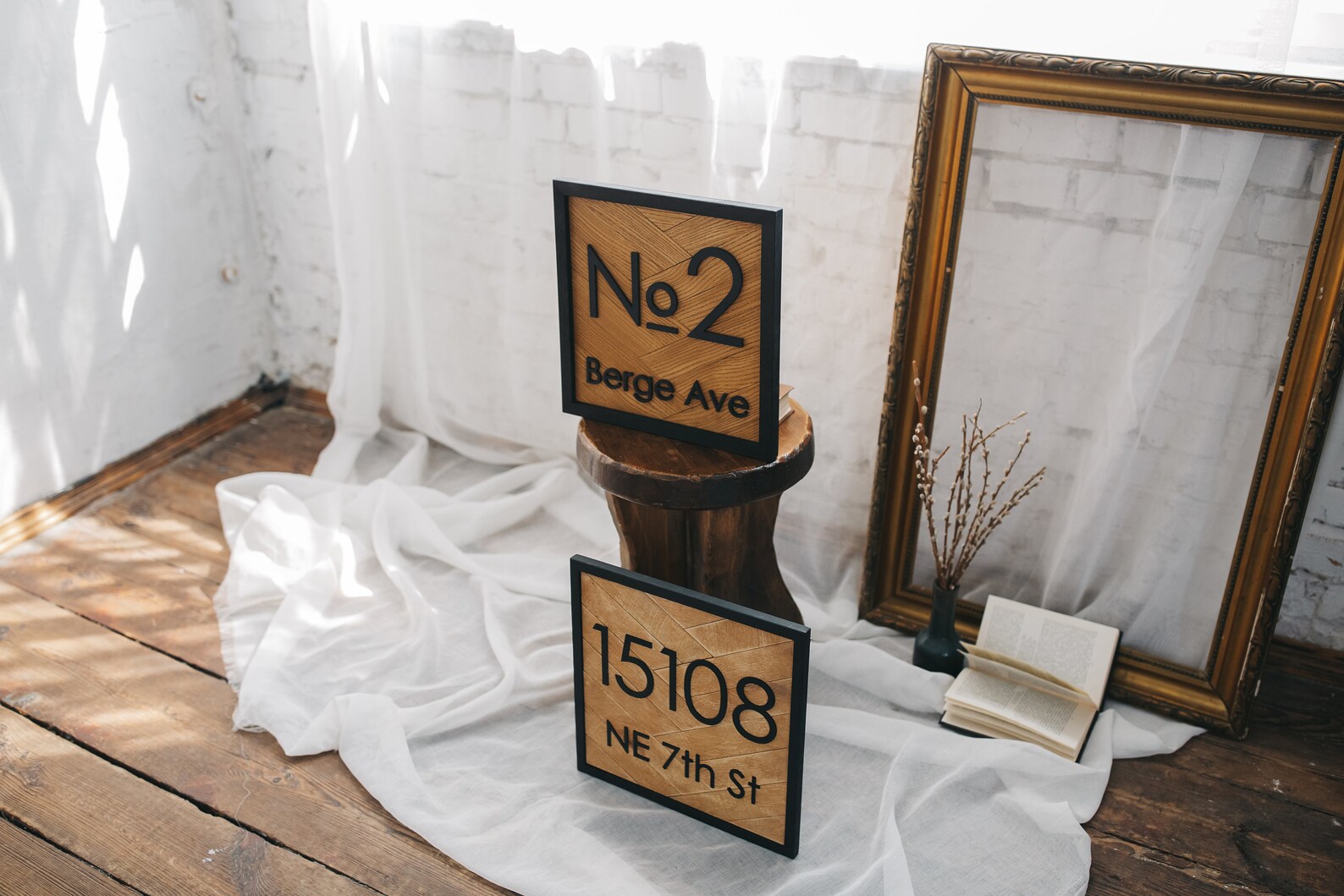 House Number House Sign Horizontal Vertical Outhouse Sign - Etsy