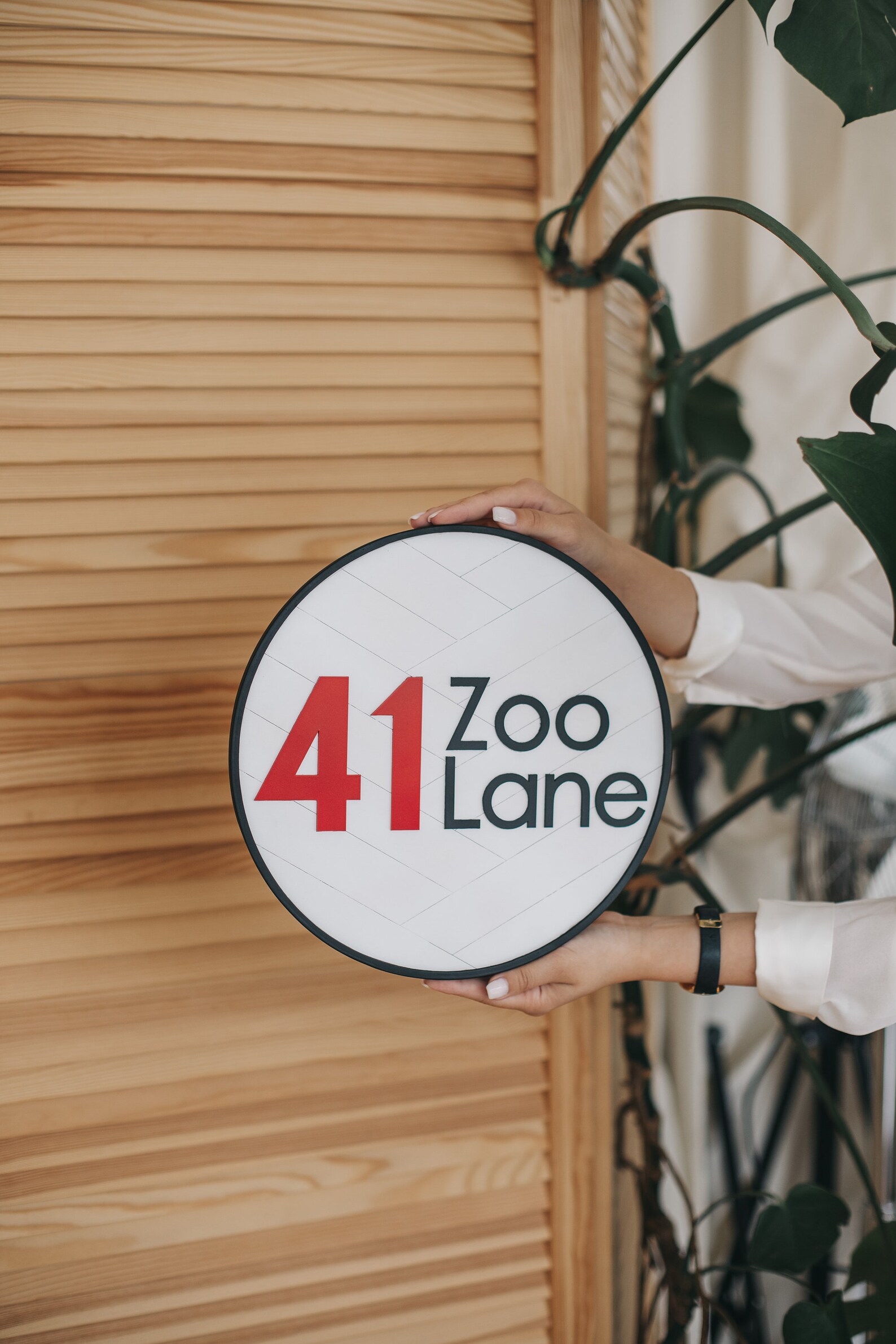 White Round House Sign House Number Plaques 10 12 16 18 | Etsy