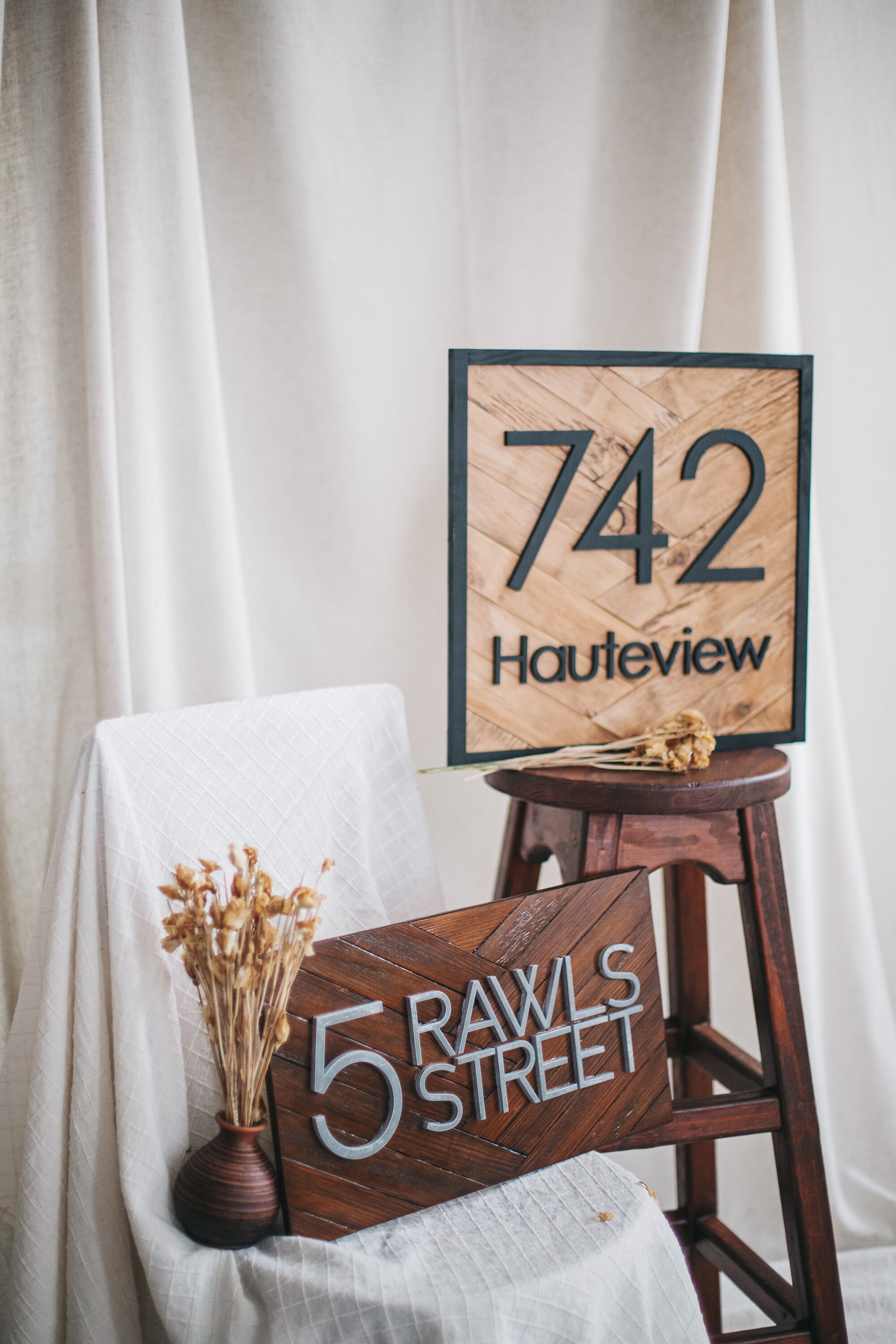 White Vertical Address Plaque White Vertical Sign Address - Etsy Canada