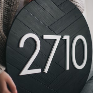 House Number Sign, House Number Plaque, Address Plaque, House Numbers ...