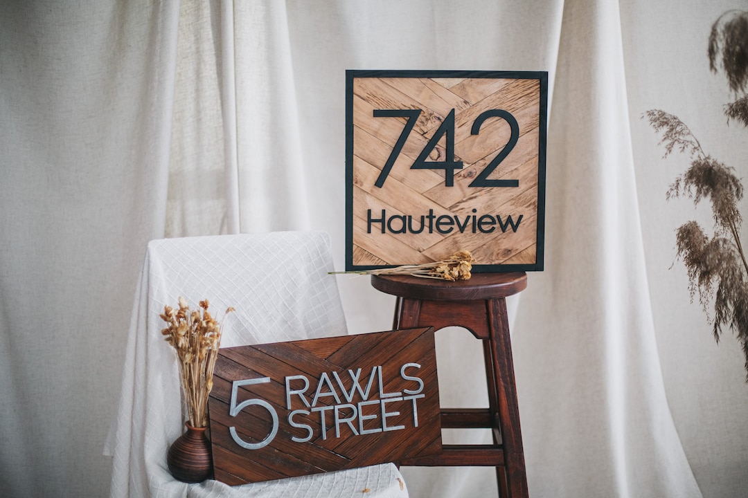 House Name Sign , House Name Sign Outdoor, House Name Plaque Custom ...