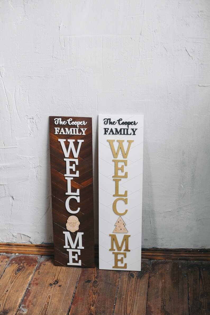 Personalized Entryway Sign Welcome Sign Interchangeable - Etsy