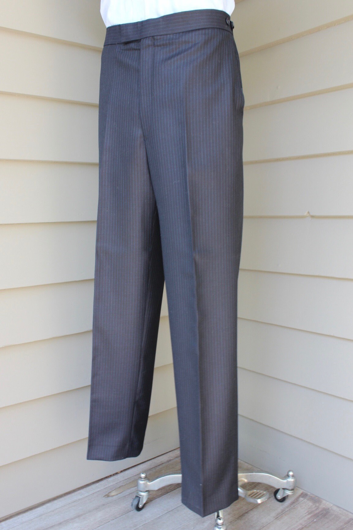 Newer Vintage alexandre / Savile Row Men's Double Breasted Suit. Navy W ...