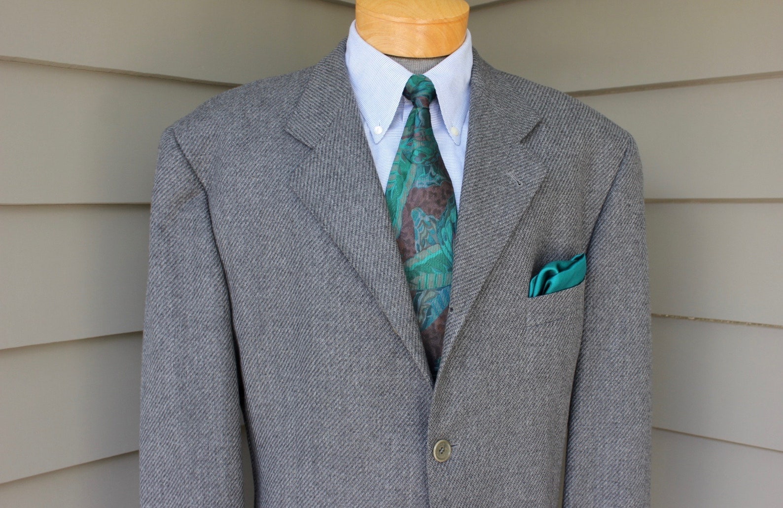 Vintage 80's -90's -everett Hall- 3/2 Roll Sport Coat. Wide Shoulder ...