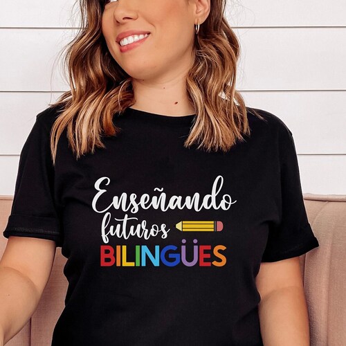 Maestra Shirt Spanish Teacher T Bilingual Teacher Etsy