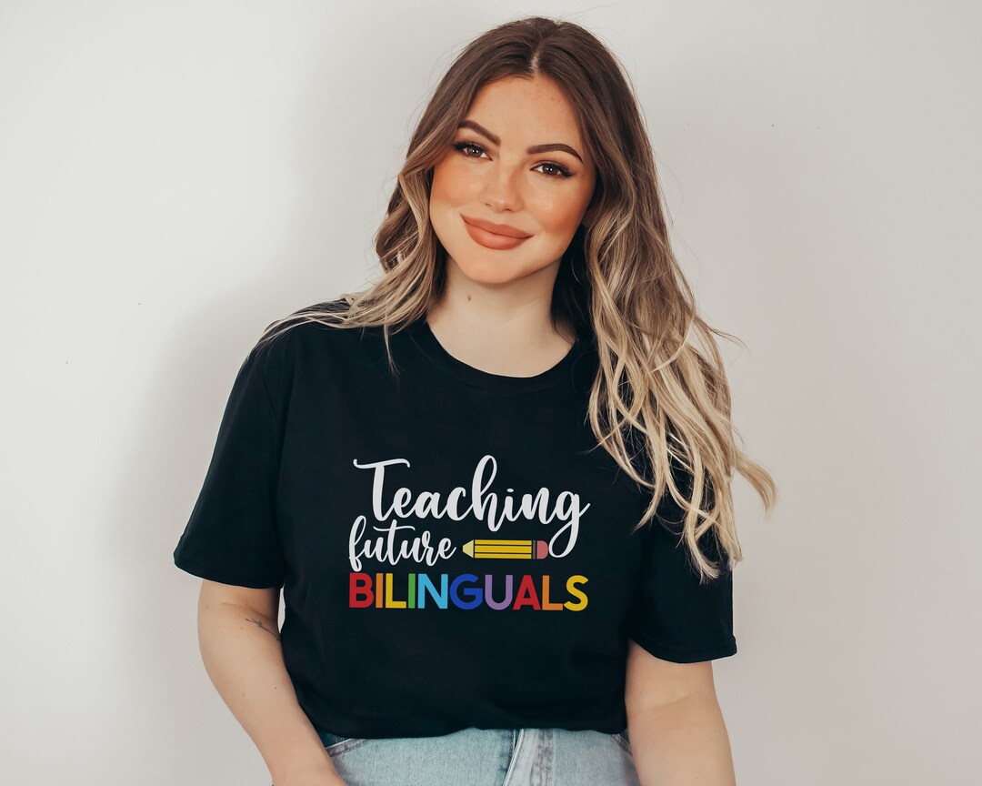 Maestra Shirt, Spanish Teacher Shirt, Bilingual Teacher Gift, Dual ...