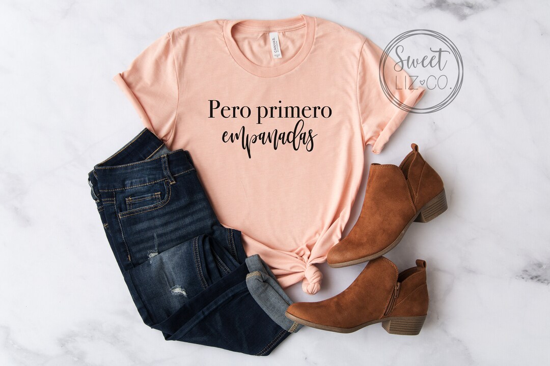 Latina Funny Spanish Women Tshirt, Empanadas Latina Mexican T-shirts ...
