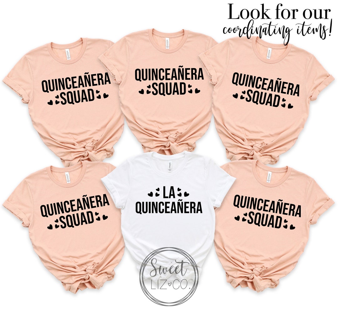 La Quinceanera Latina Spanish Tshirt,mexican Shirt Quinceanera Gift ...