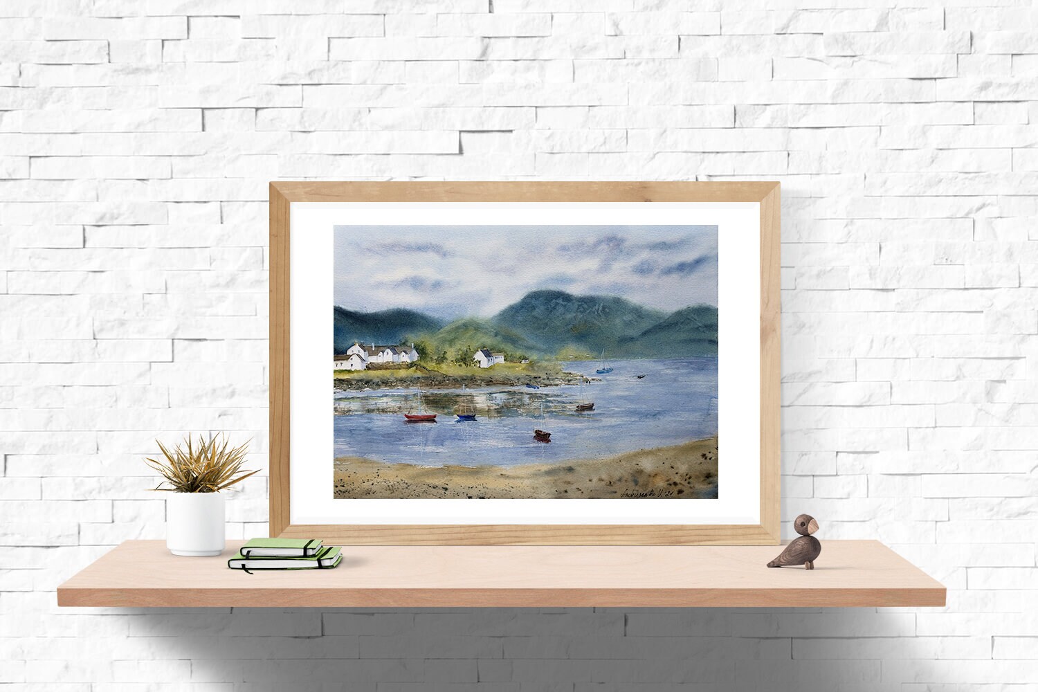 Scotland Landscape Art Digital Print Scottish Mountain Wall Art ...