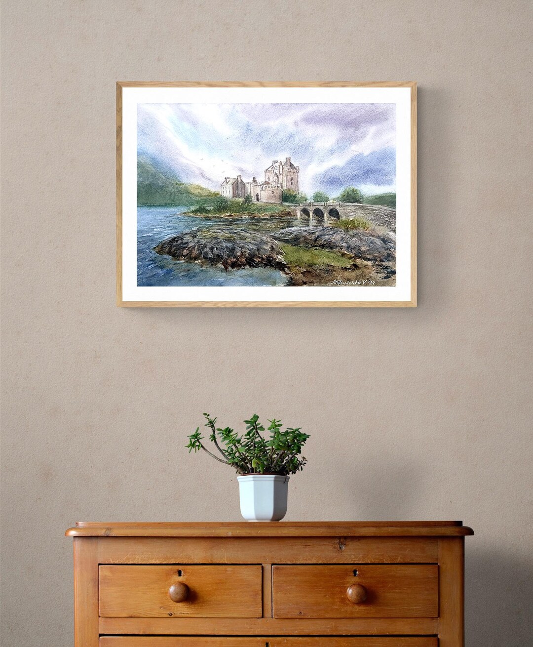 Scotland Landscape Art Print Digital Download Scottish Highlands ...