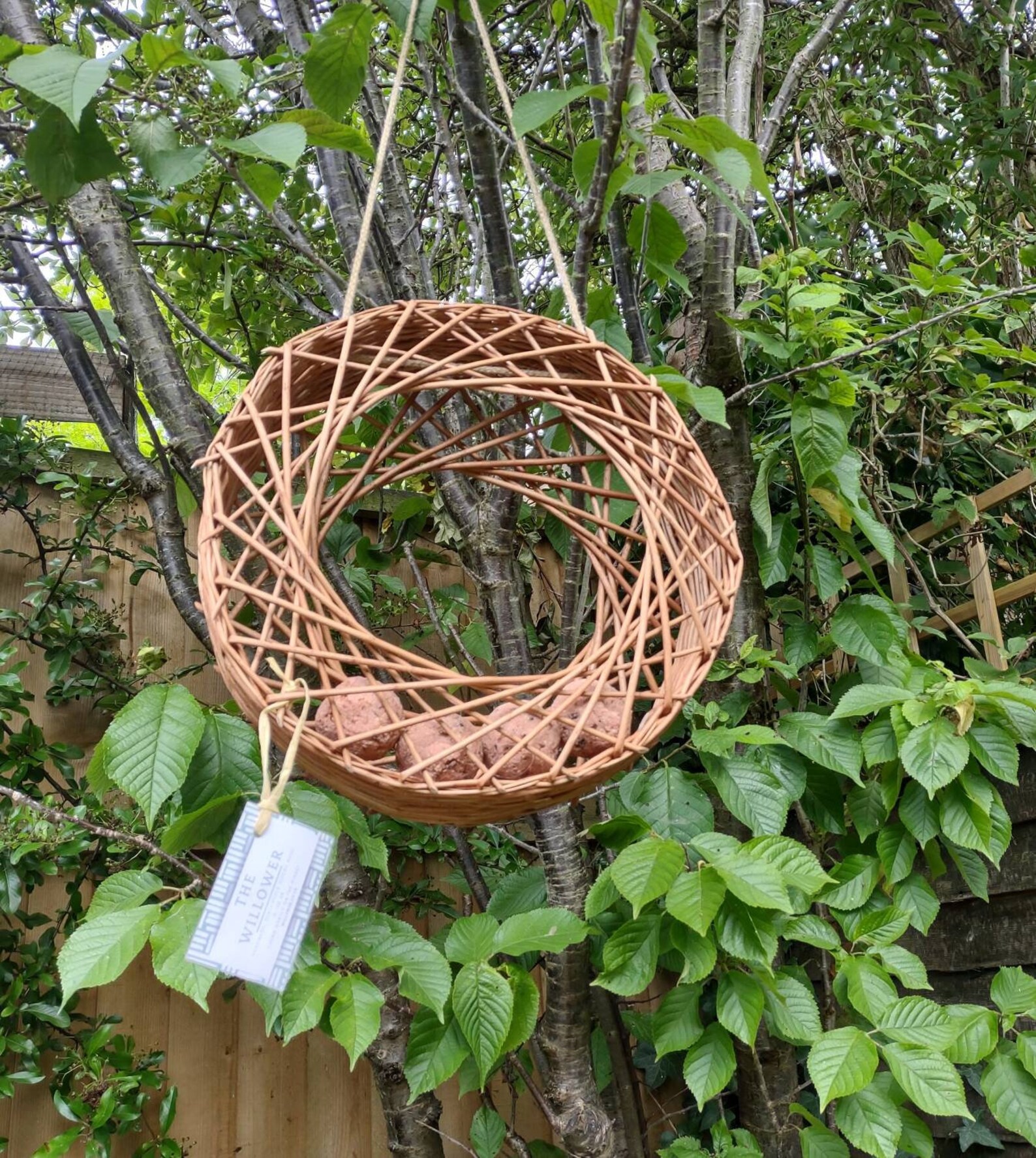 Extra Large, Handmade Willow Bird Feeder for Window or Tree - Etsy