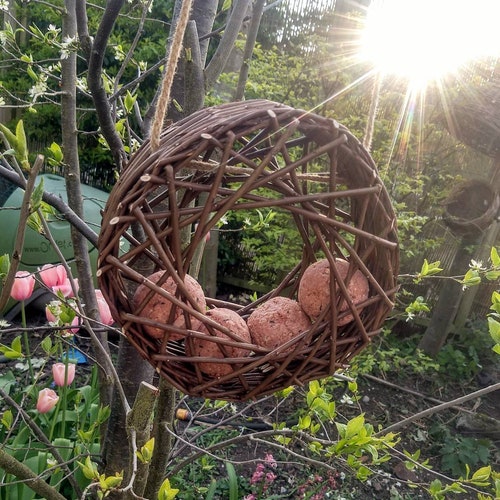 Willow Bird Feeder - Etsy