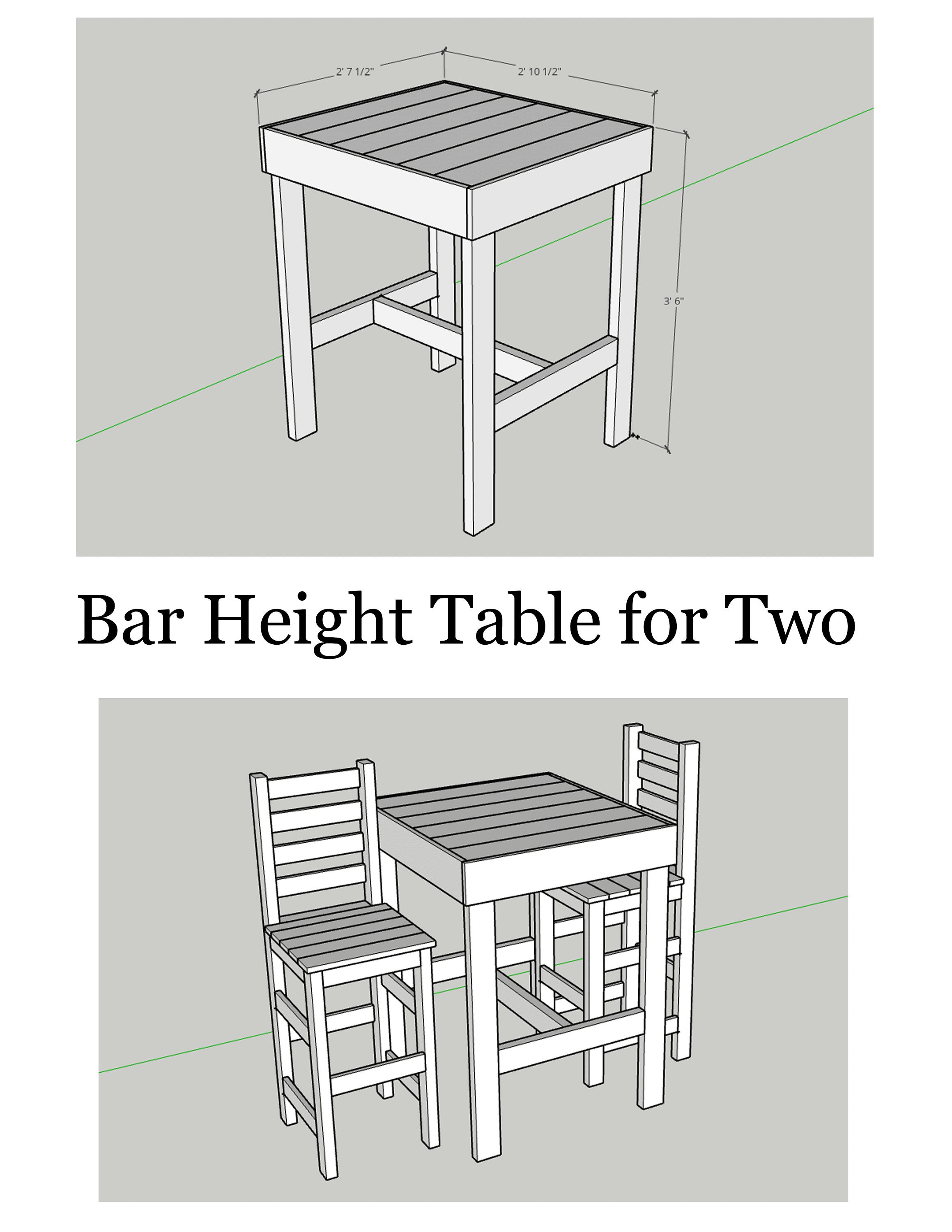 Table for Two Plans - Etsy