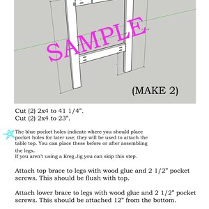 Table for Two Plans - Etsy