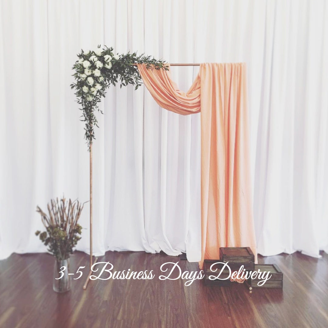 Wedding Backdrop Wedding Arch Copper Arch Modern Wedding - Etsy