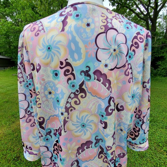 Vintage Muumuu Nightgown Modest 1970s Disco Full Leng… - Gem