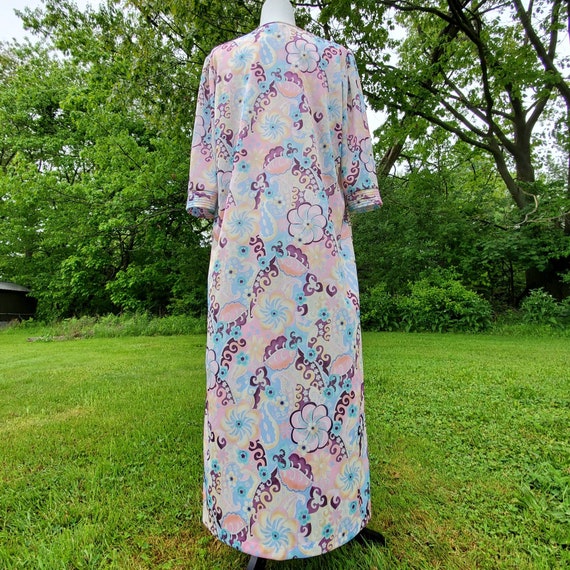 Vintage Muumuu Nightgown Modest 1970s Disco Full Leng… - Gem