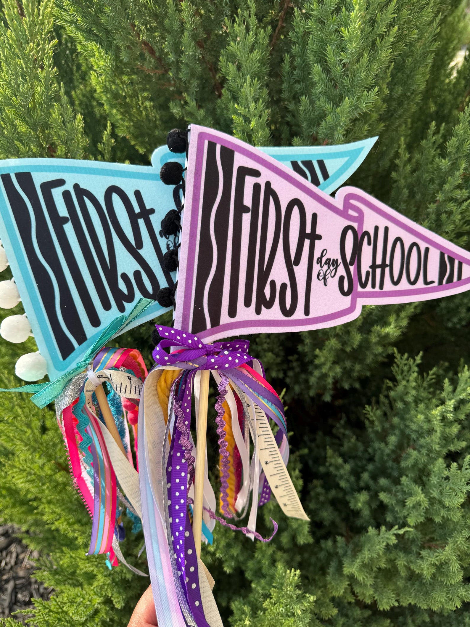 First 100th Day of School Pennant Back to School Party Decoration Back ...