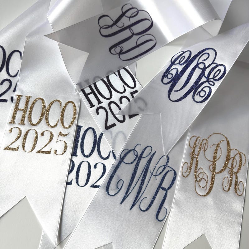 Homecoming Bow Sash - Etsy
