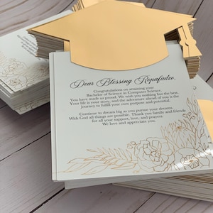 Grad Centerpiece Cards Table Cards for Graduation Party Personalized ...