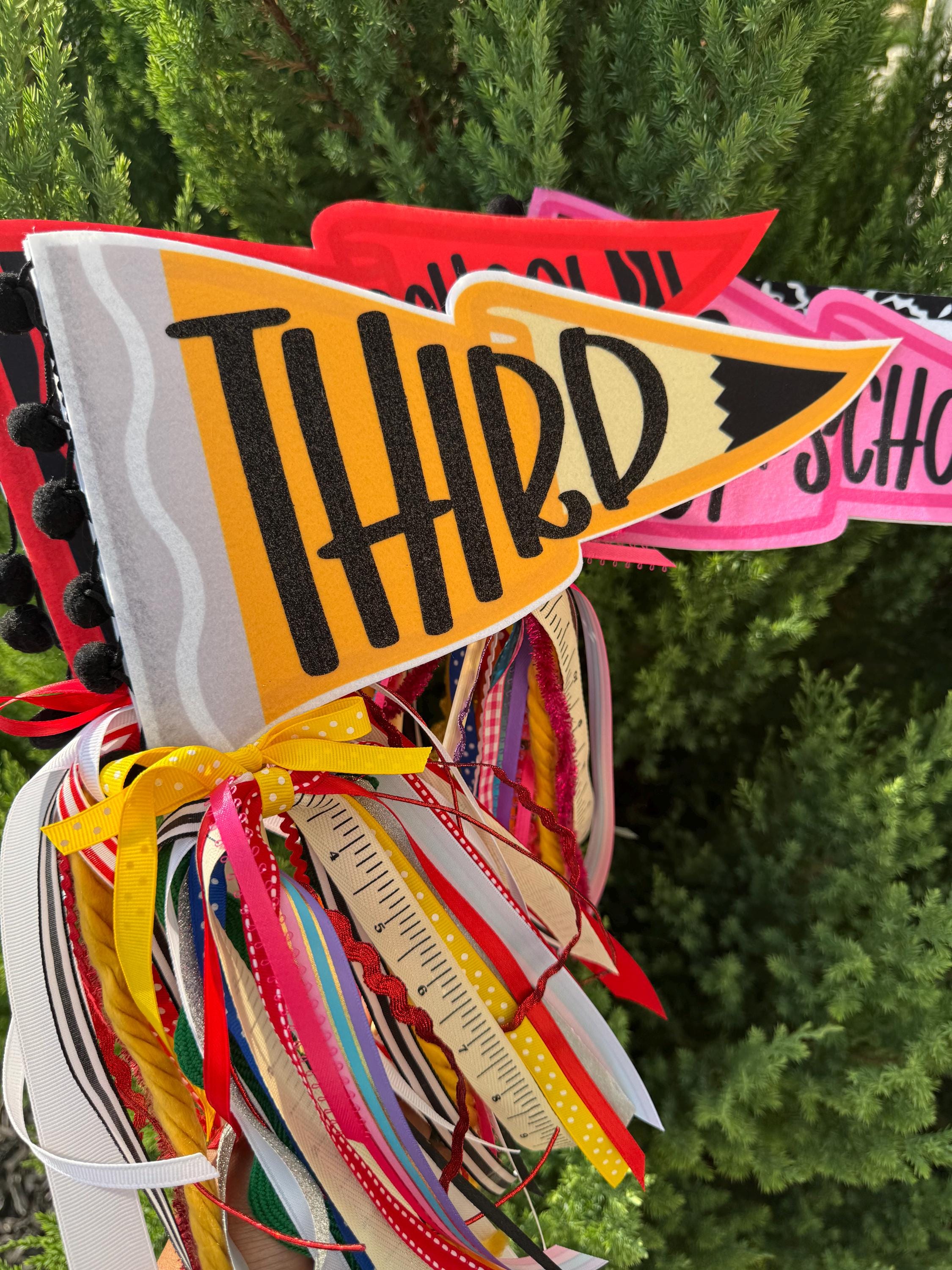 First 100th Day of School Pennant Back to School Party Decoration Back ...