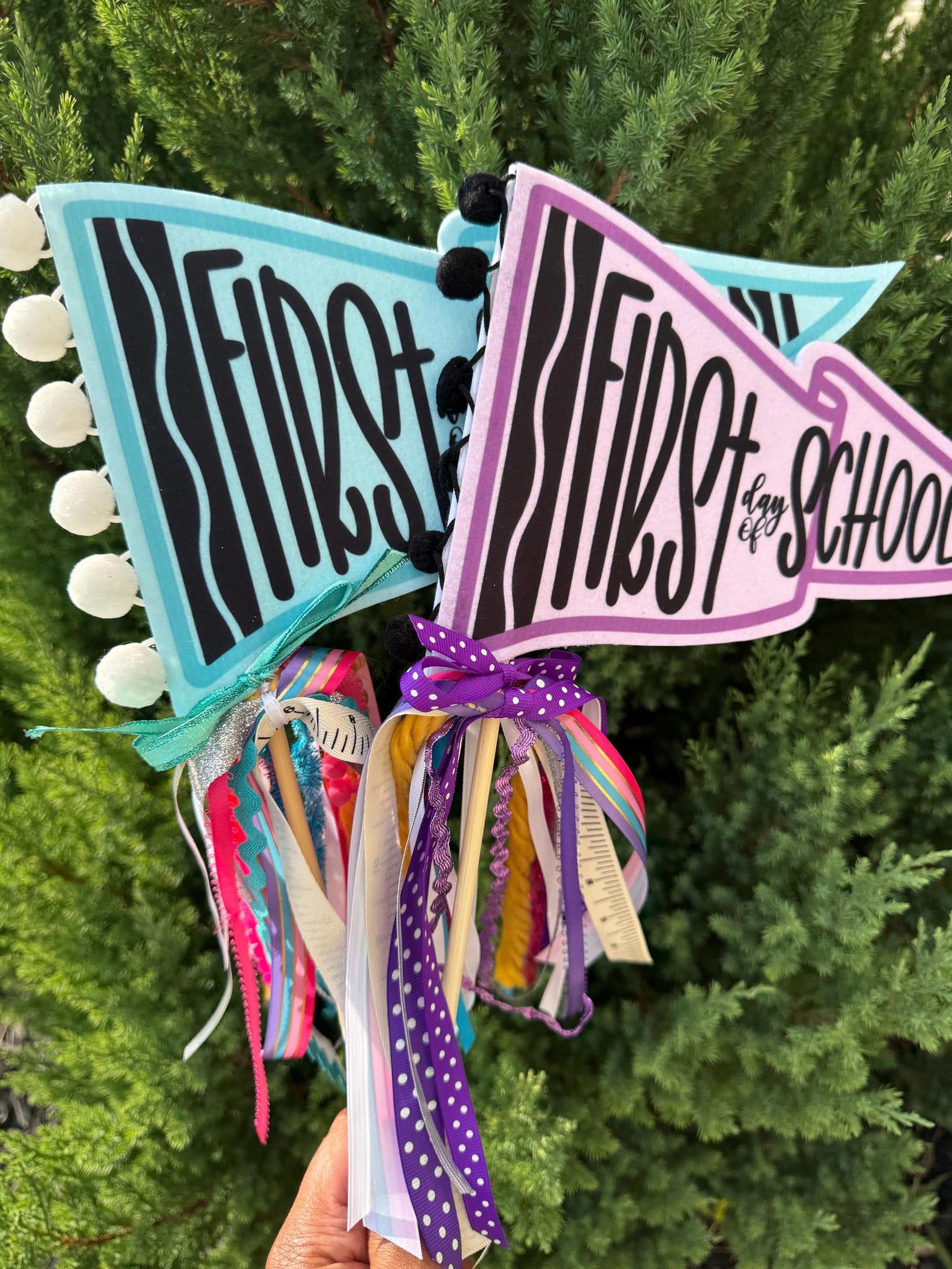 First 100th Day of School Pennant Back to School Party Decoration Back ...