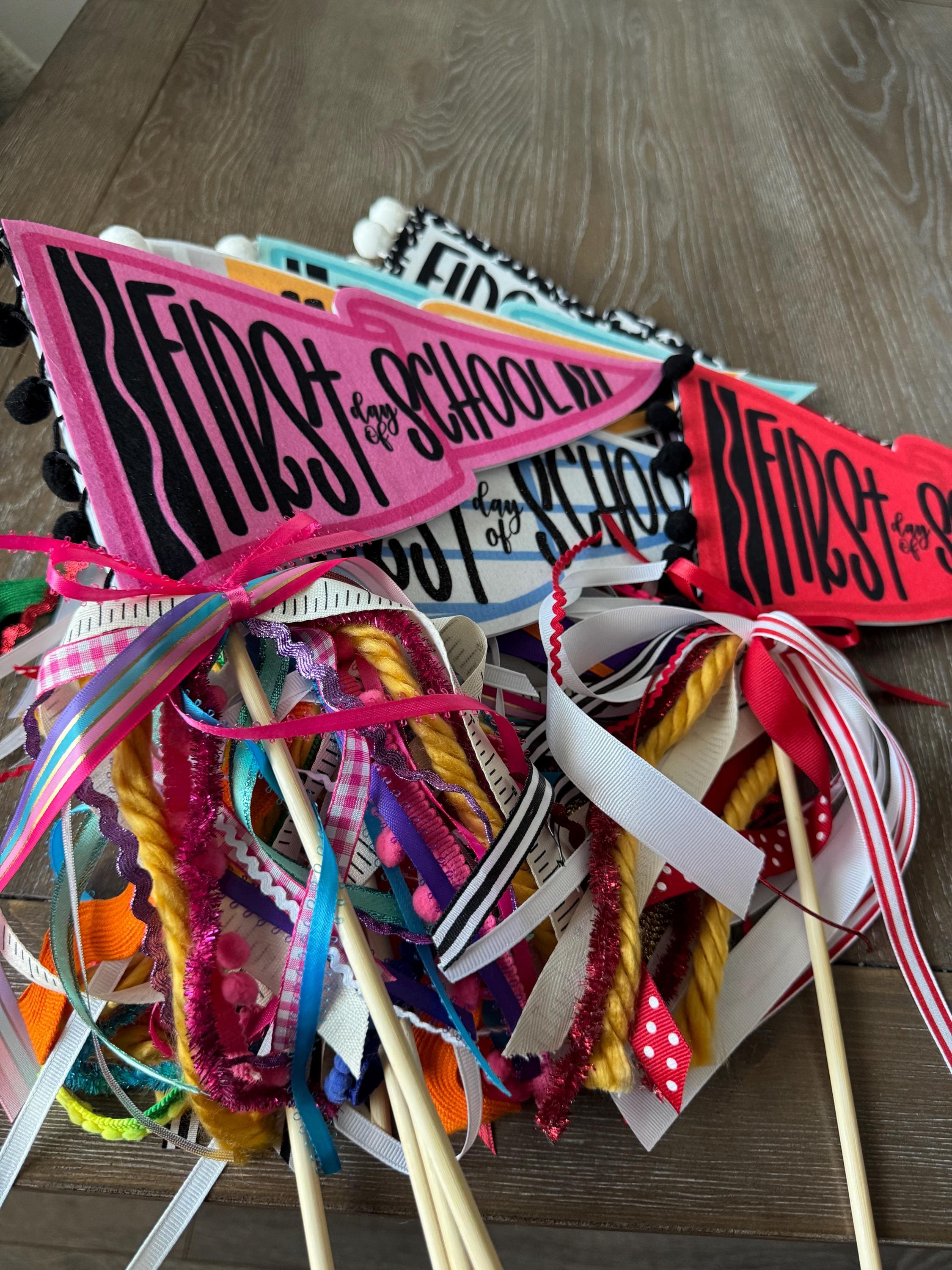 First 100th Day of School Pennant Back to School Party Decoration Back ...