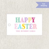 Hoppy Easter Printable Tag - Etsy