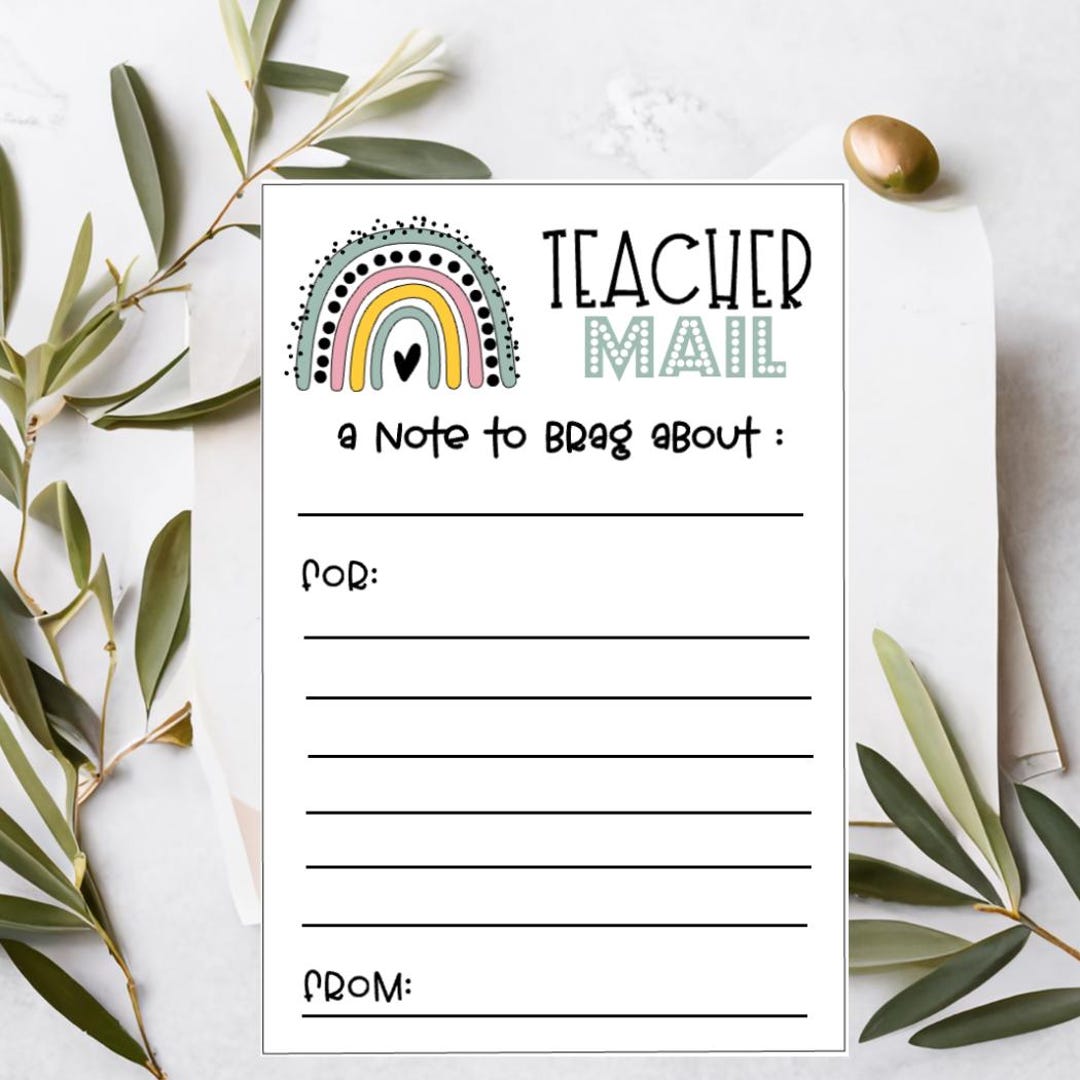 Teacher Mail | Teacher Back to School Stationery Set | Personalized ...