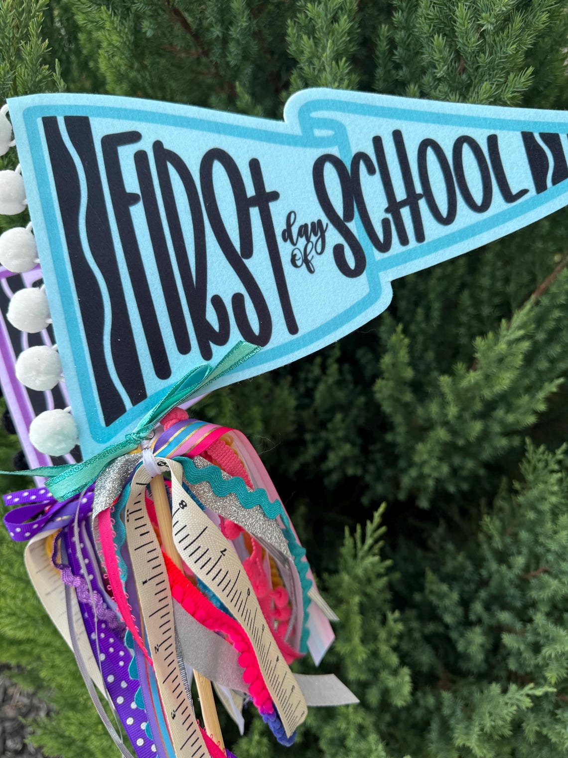 First 100th Day of School Pennant Back to School Party Decoration Back ...