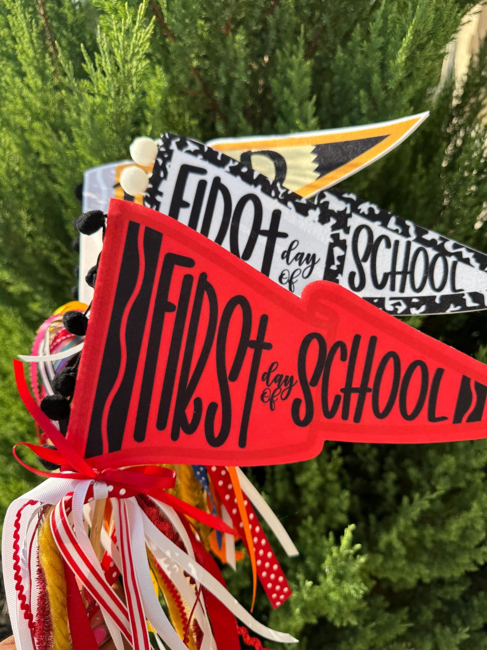 First 100th Day of School Pennant Back to School Party Decoration Back ...