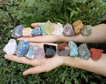 Large Raw Crystals and Stones - Etsy
