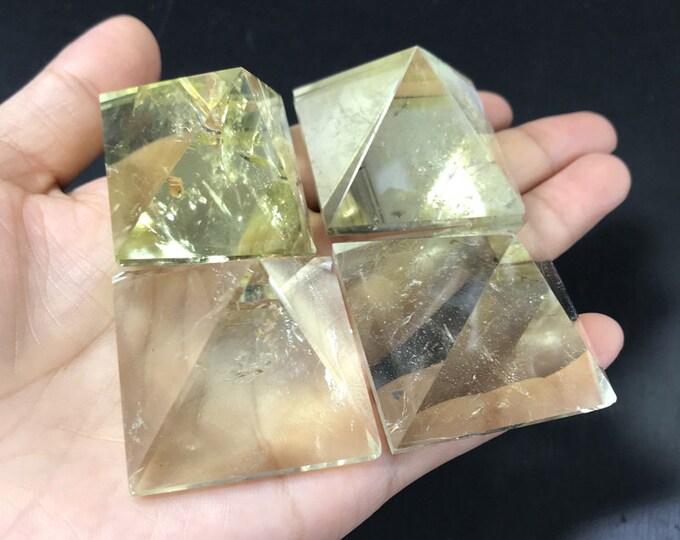 Rose Quartz Pyramid Crystal Pyramid in Many Sizes - Etsy