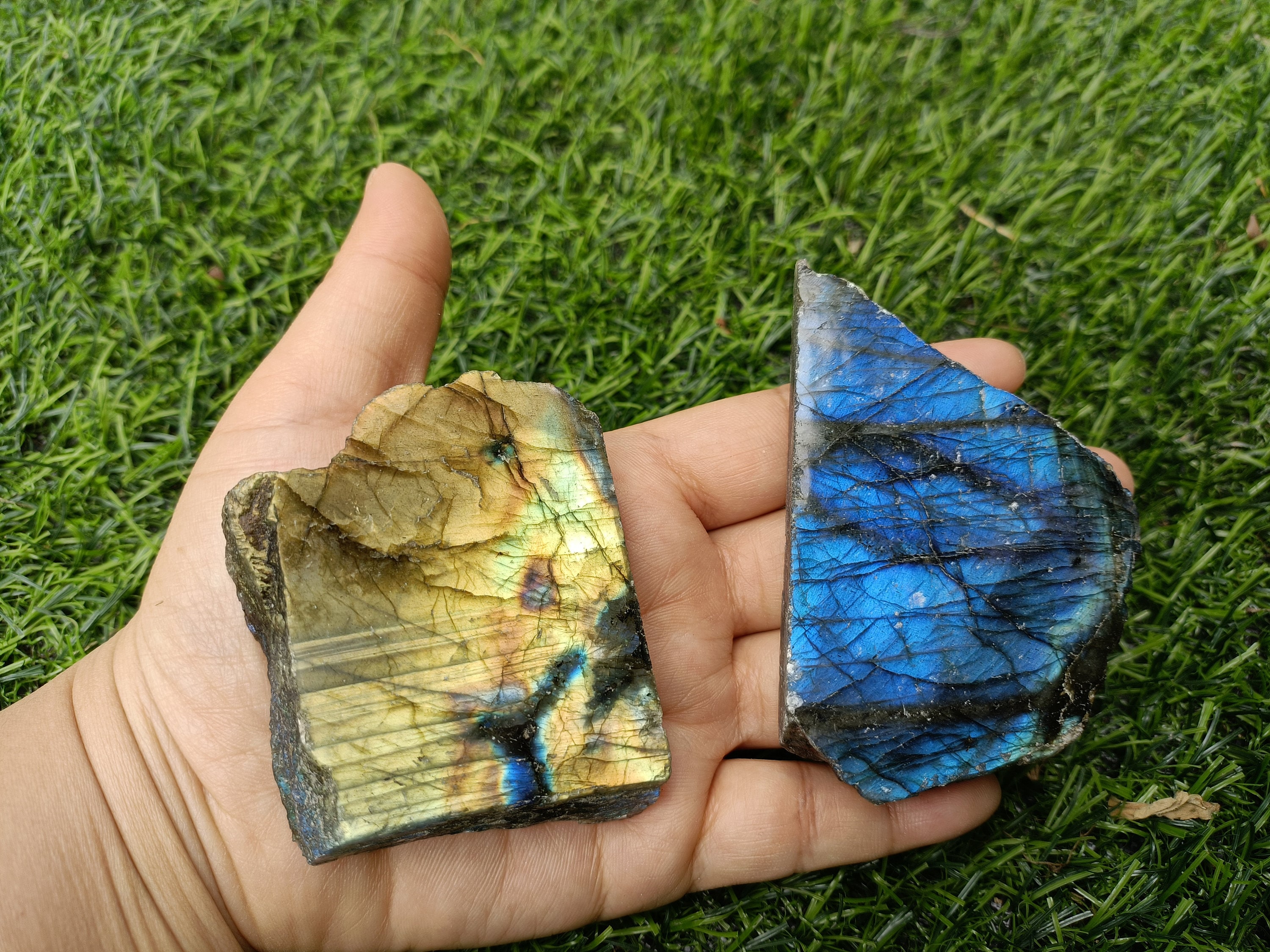 Raw Labradorite Slab Healing Crystals and Stones | Etsy