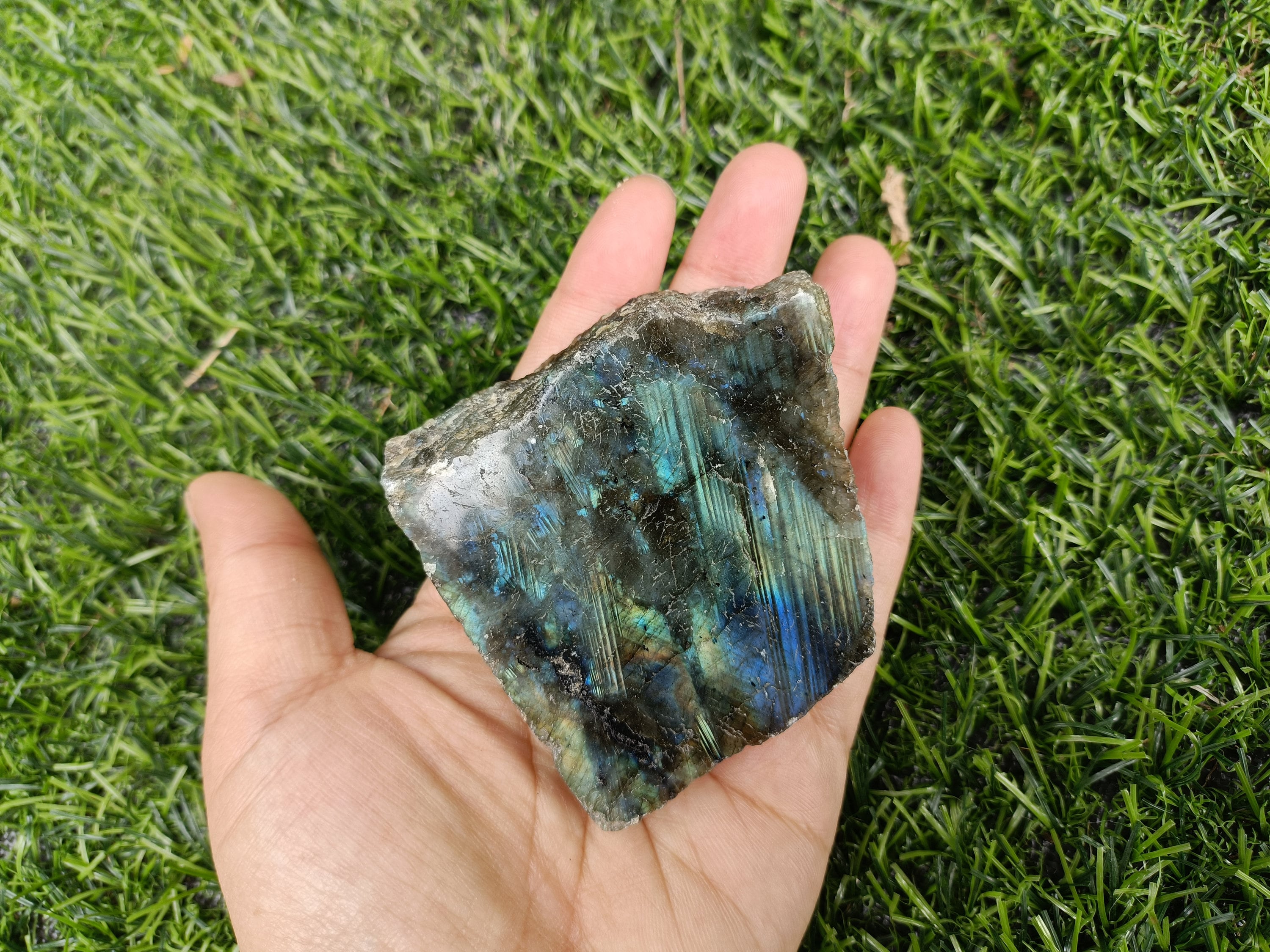 Raw Labradorite Slab Healing Crystals and Stones - Etsy