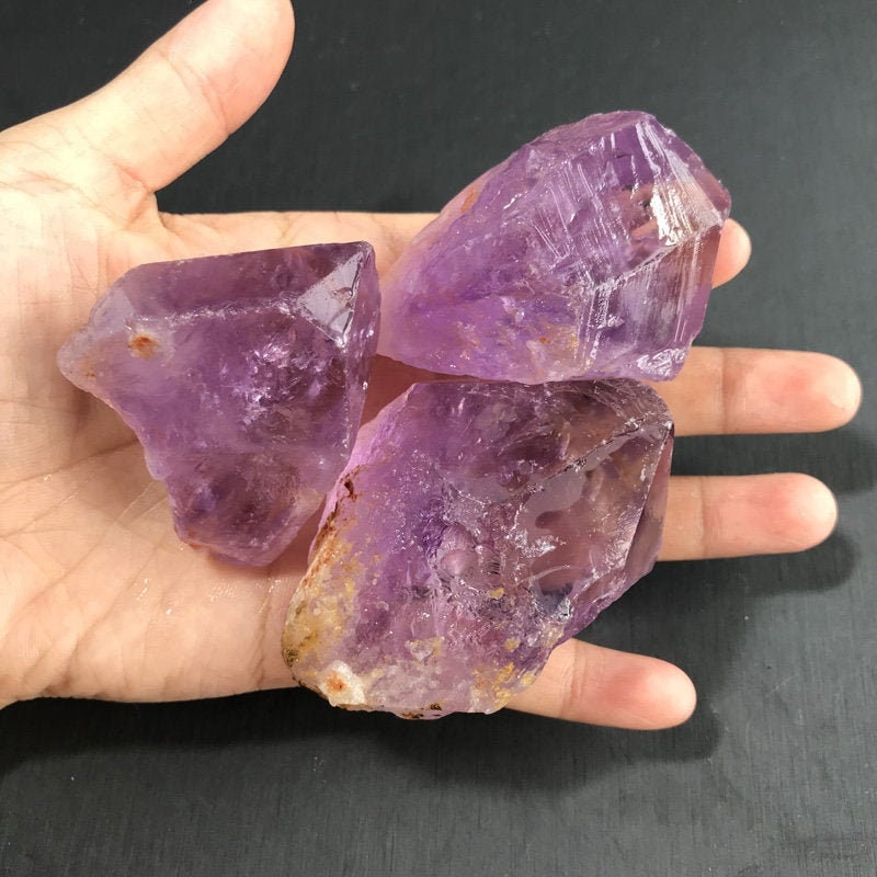 Raw Amethyst Crystal Large - Etsy
