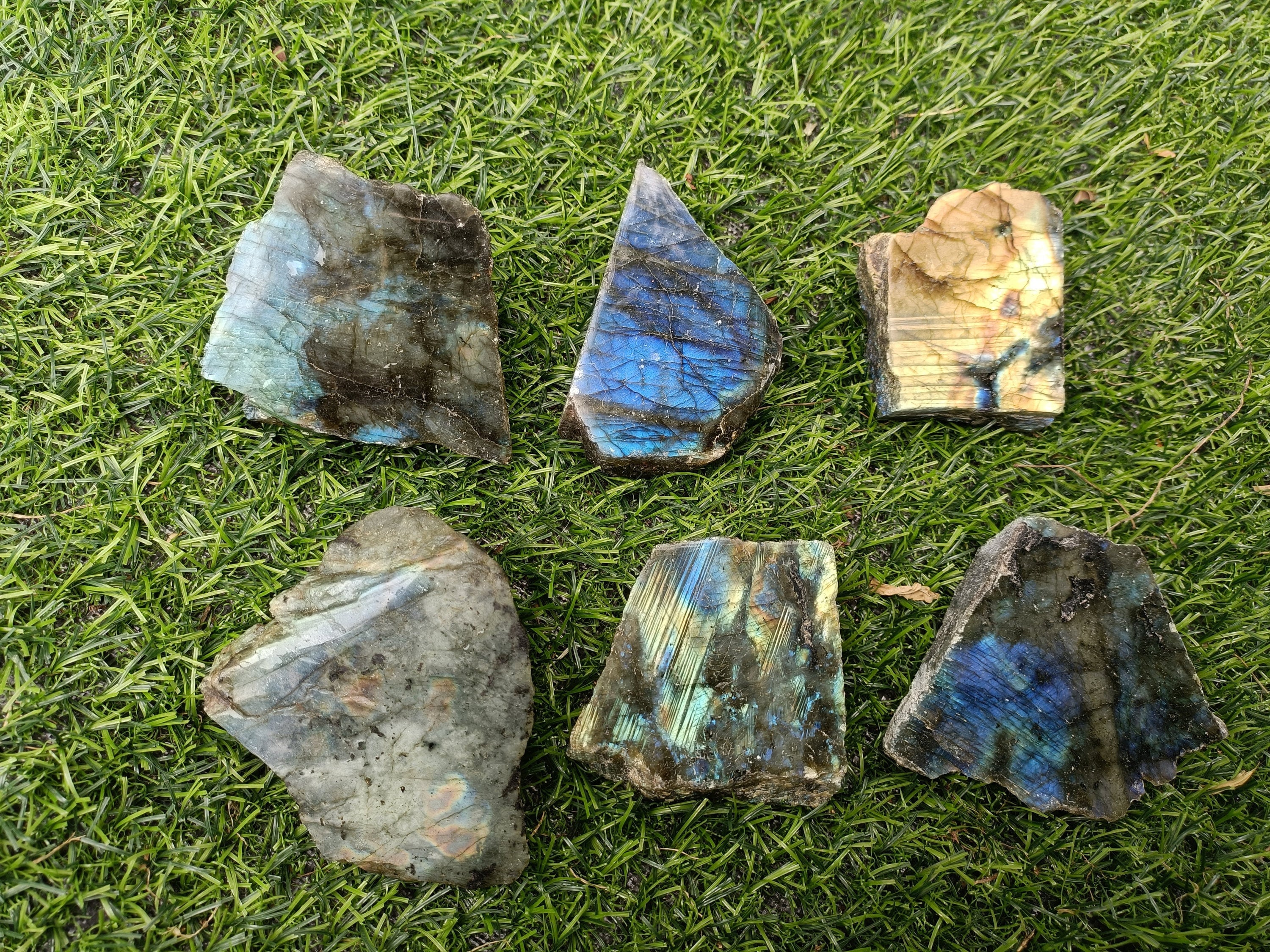 Raw Labradorite Slab Healing Crystals and Stones - Etsy