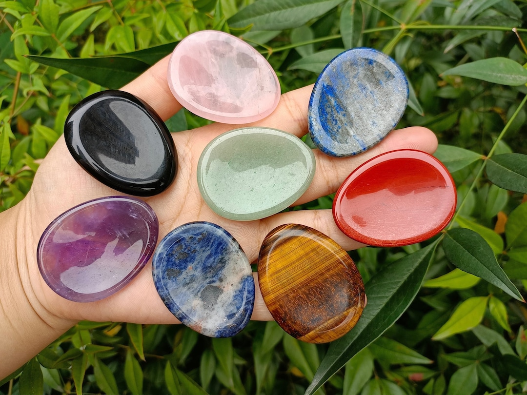 Worry Stone Set of 8 - Etsy