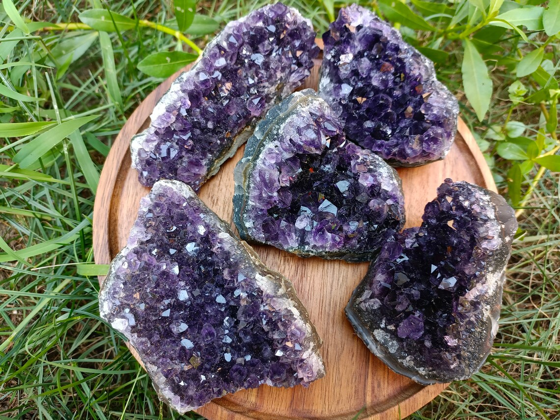 AAA Deep Purple Uruguayan Amethyst Cluster 10oz 250-300gr - Etsy
