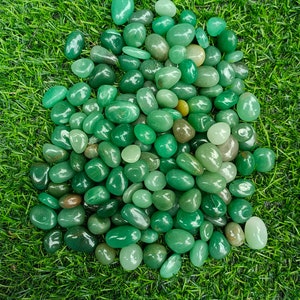 Green Aventurine Tumbled Stones 15-25mm - Etsy