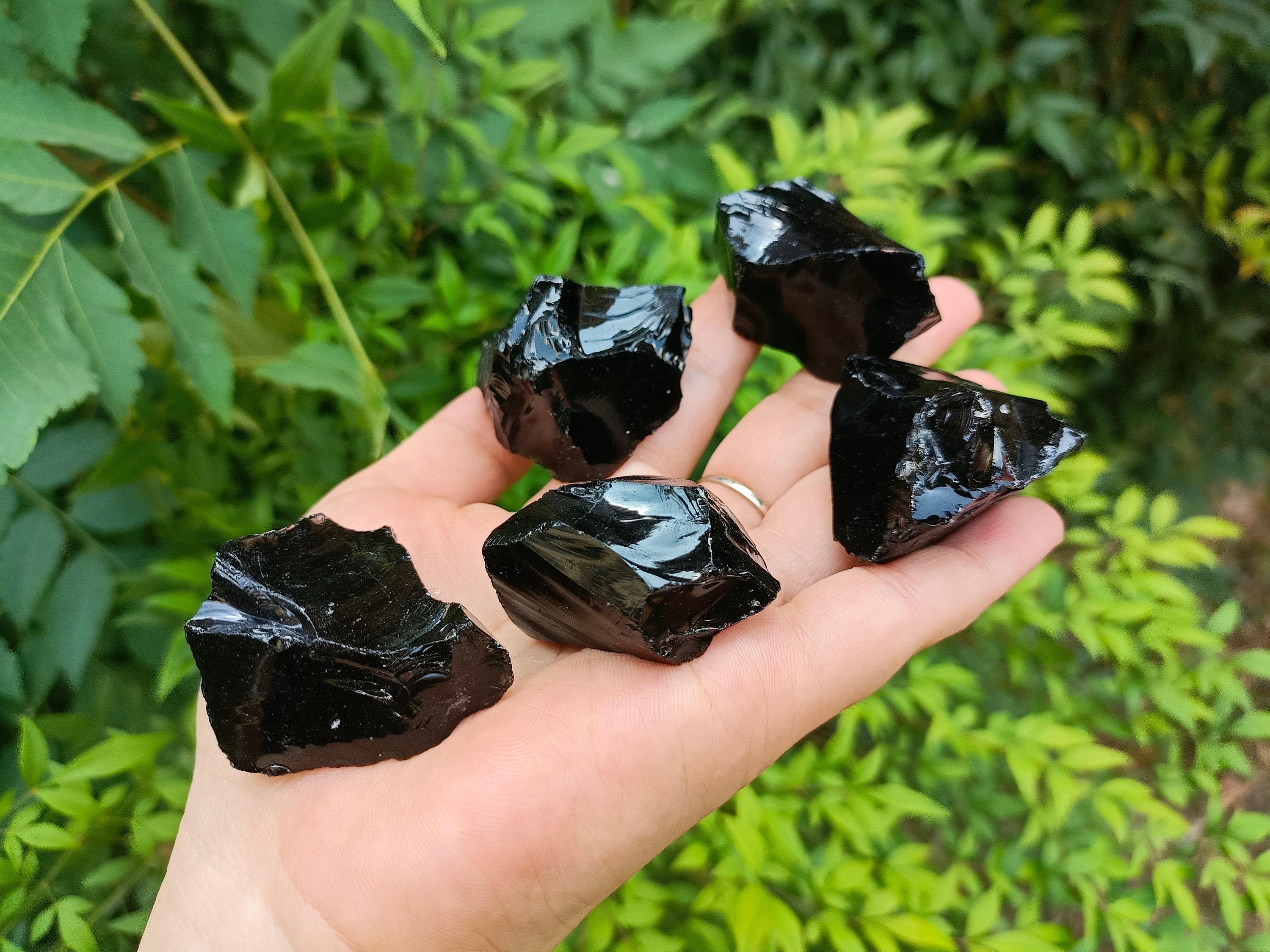 Raw Black Obsidian Chunk 30-50mm - Etsy
