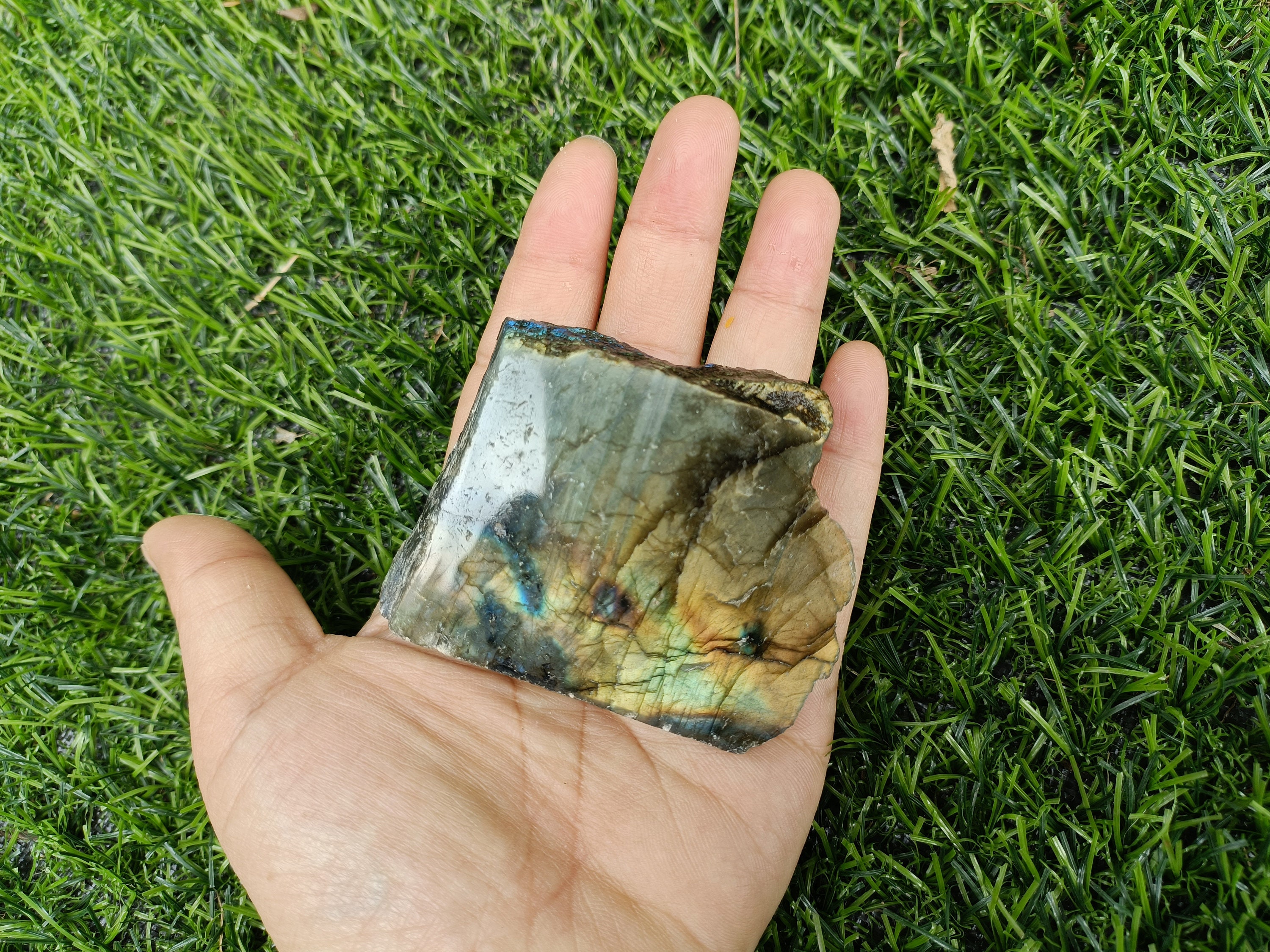 Raw Labradorite Slab Healing Crystals and Stones - Etsy