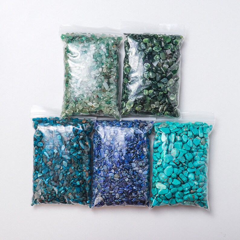 2oz Crystal Chips 56g Crushed Mini Tumbled Gemstones 5-7mm - Etsy