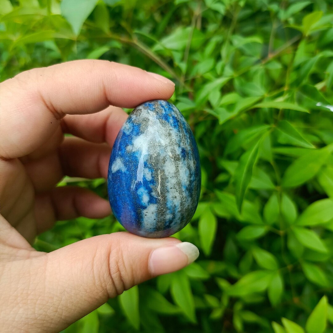 Lapis Lazuli Egg in 3 Sizes - Etsy