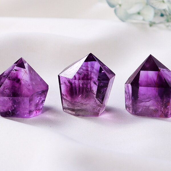 Smooth Amethyst - Etsy