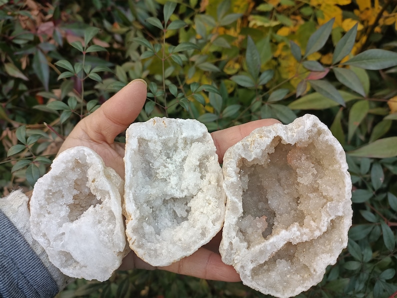 Clear Quartz Geode 100-150 Gr - Etsy
