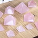 Rose Quartz Pyramid Crystal Pyramid in Many Sizes - Etsy