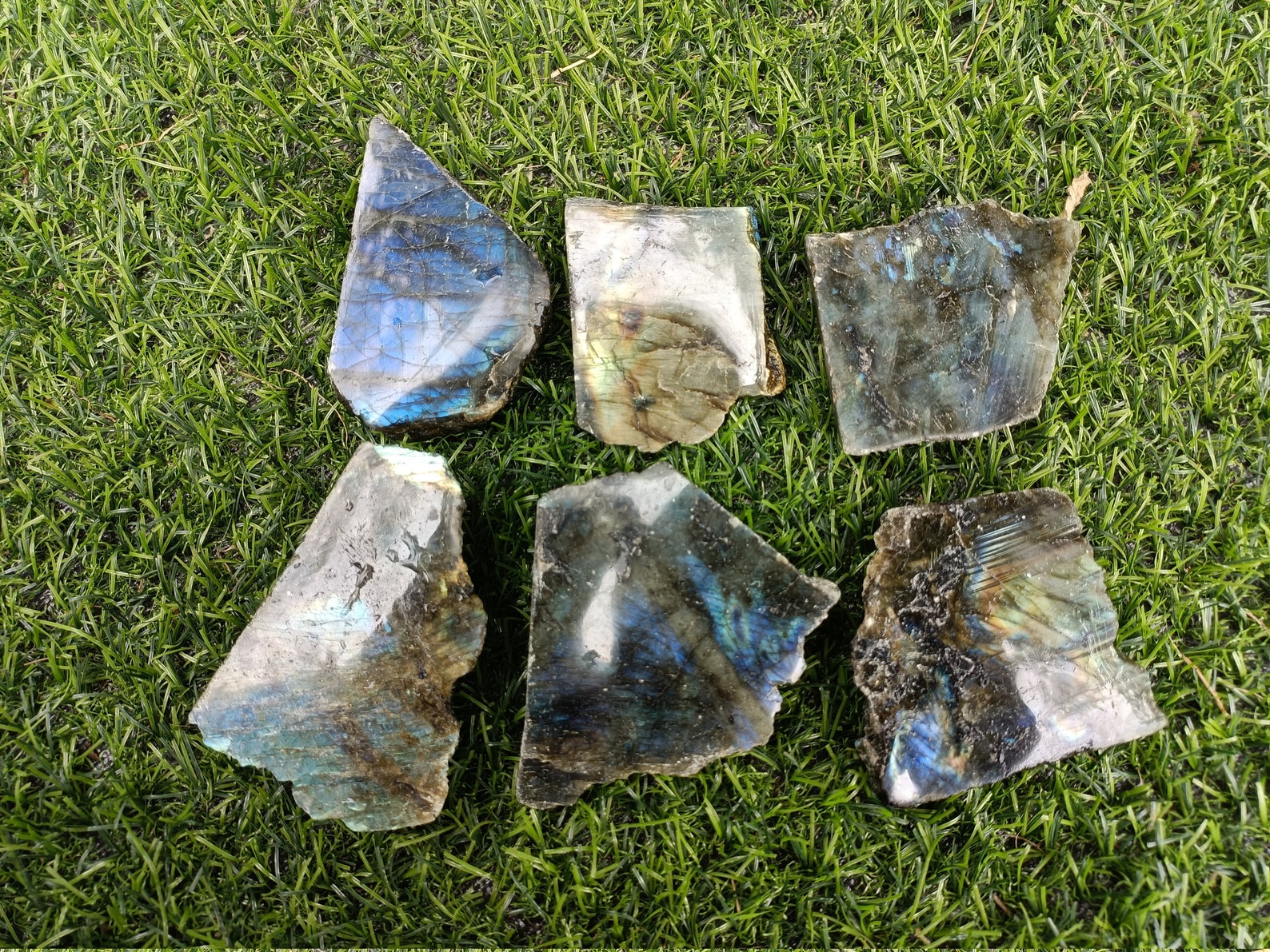 Raw Labradorite Slab Healing Crystals and Stones | Etsy