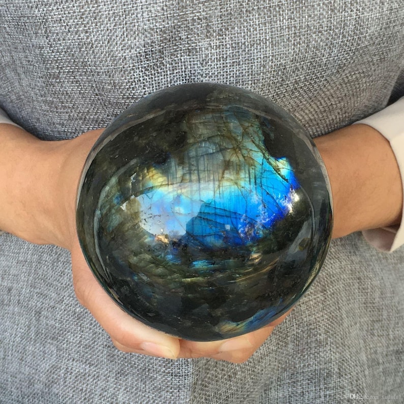 Large Labradorite Crystal Ball Sphere Healing Crystals and - Etsy